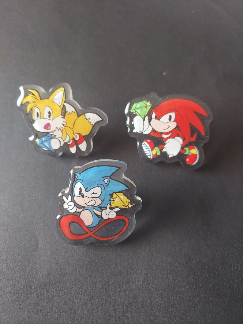 Sonic Chibi Pins - Etsy