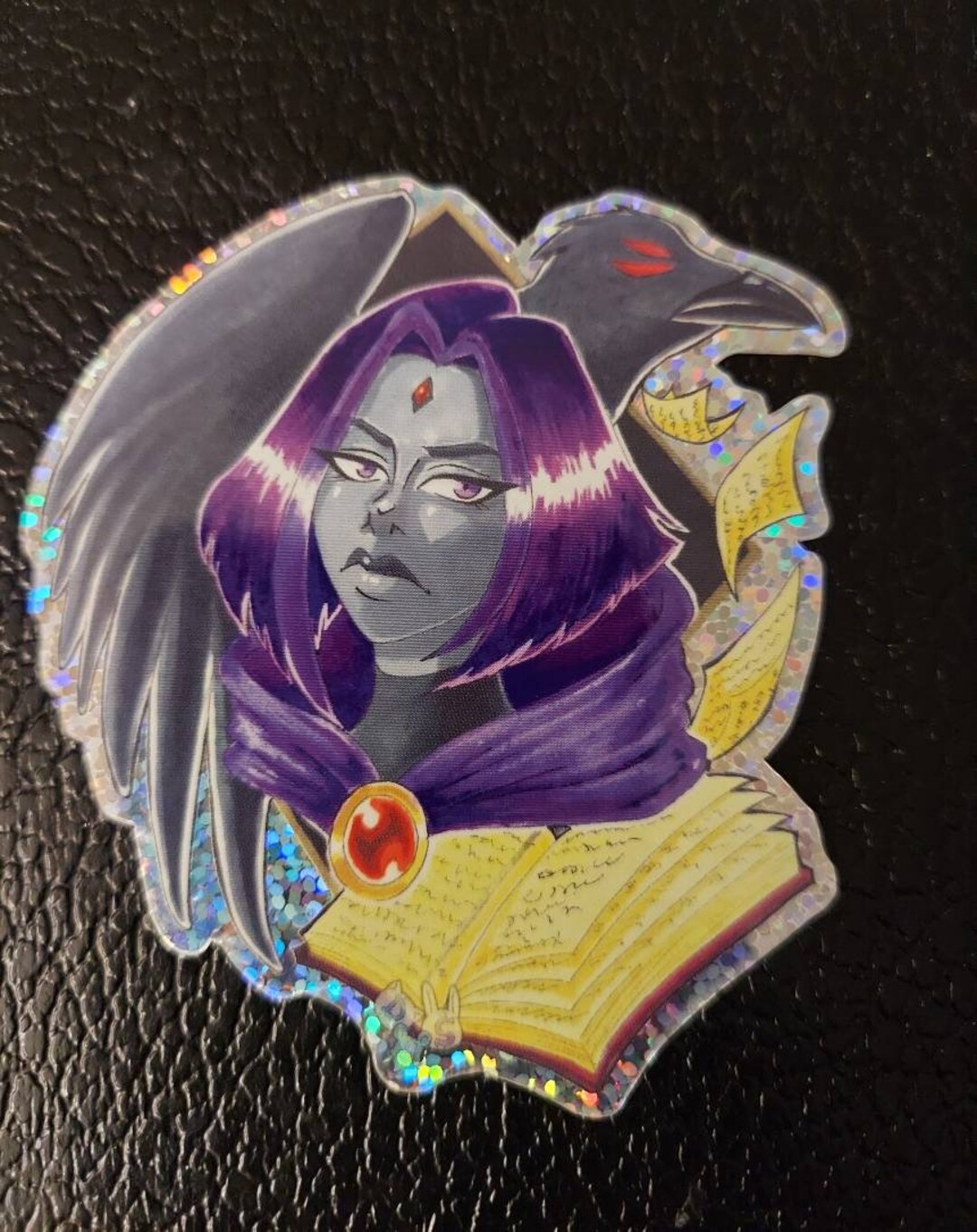 Teen Titans - Raven Glitter STICKERS - Etsy