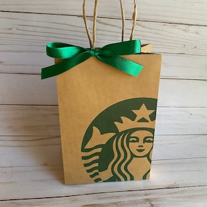Set of 12 Starbucks Coffee Birthday Party Favor Bags / Goodies | Etsy