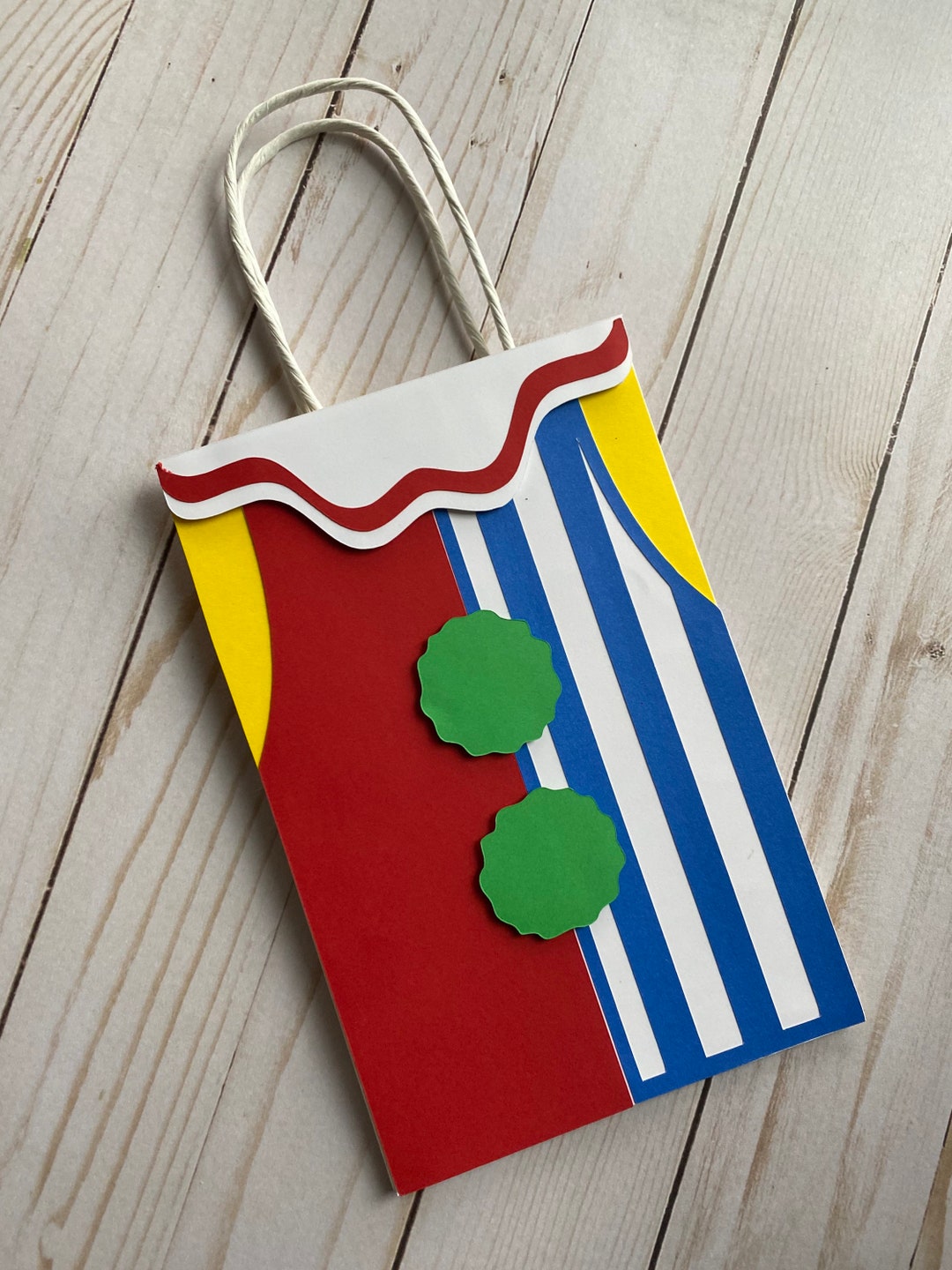 Set of 12 Clown Circus Birthday Party Favor Bags / Goodies / Treat Bags ...