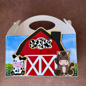 Farm Gable Box, Farm Decoration, Farm Theme, Farm Birthday, Farm Treat ...