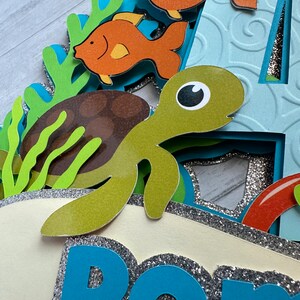 Custom Ocean Cake Topper for Birthday Party, Under the Sea Cake Topper ...