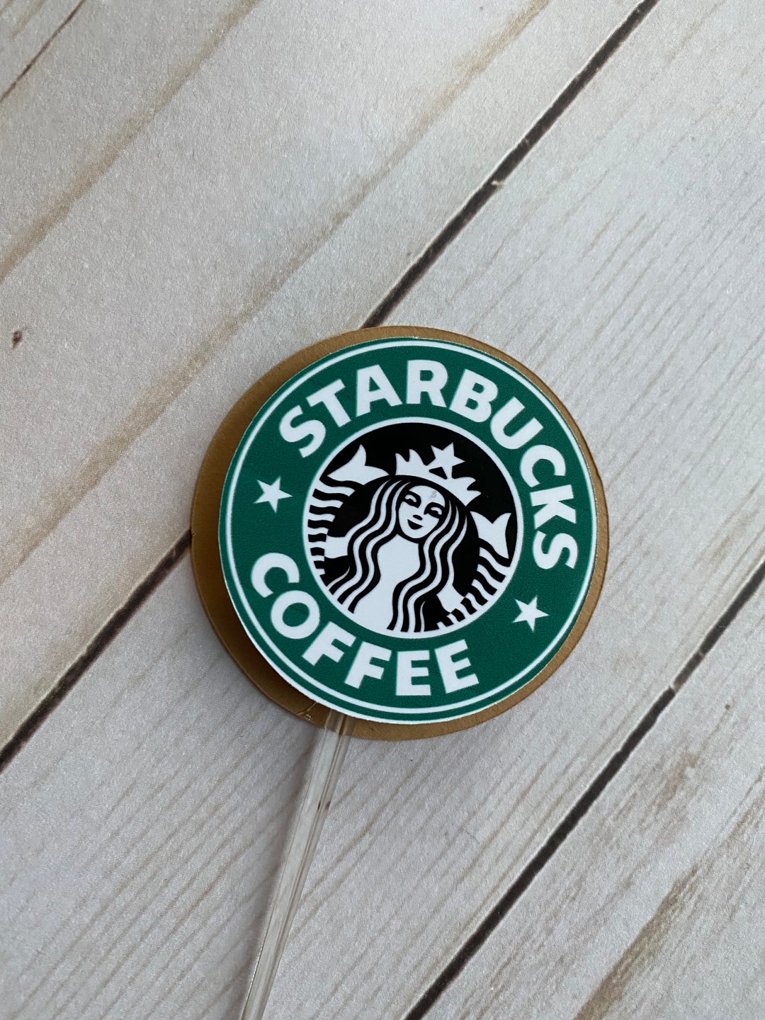 Set of 12 Starbucks Coffee Birthday Party Cupcake Toppers Frappe ...