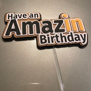 Amazon Cake Toppers, Birthday Cake Toppers, Birthday Cake Top, Cupcake ...