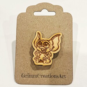 Gremlins Gizmo Wooden Pin - Etsy