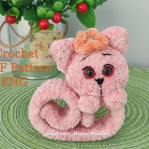 CROCHET Bracelet PATTERN, Crochet Slap Bracelet, Cat Bracelet Crochet ...