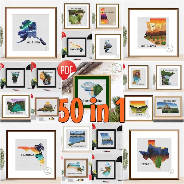 Cross Stitch Tennessee - Etsy