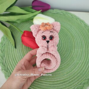 Crochet Bracelet Pattern PDF English, Crochet Slap Bracelet, Cat ...