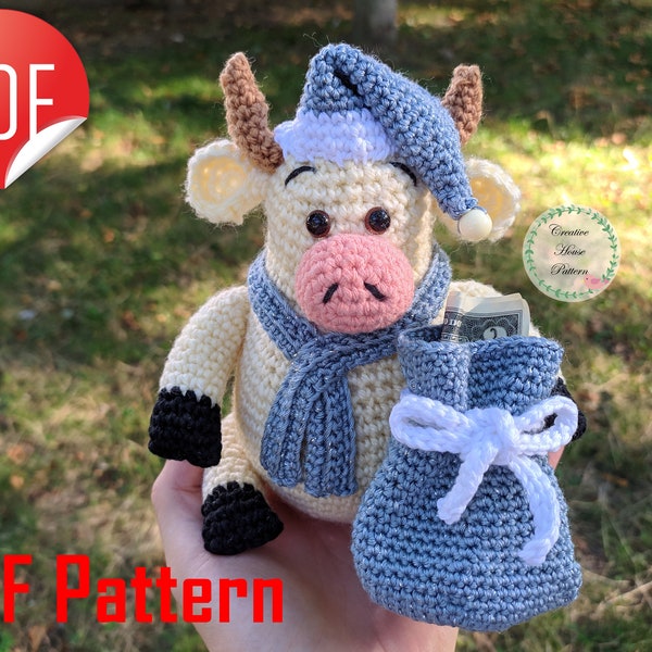 Crochet Bull - Etsy