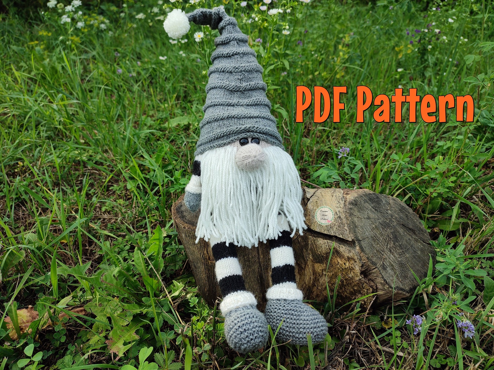 Gnome Knitting Pattern Knit Gnome Pattern Christmas Gift - Etsy