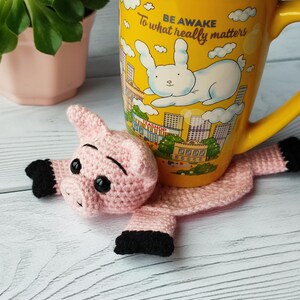 Coaster Crochet Pattern PDF English, Amigurumi Pig Crochet Pattern ...