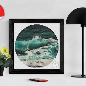 Sea Cross Stitch Pattern, Landscape Cross Stitch, Nature Counted Cross ...