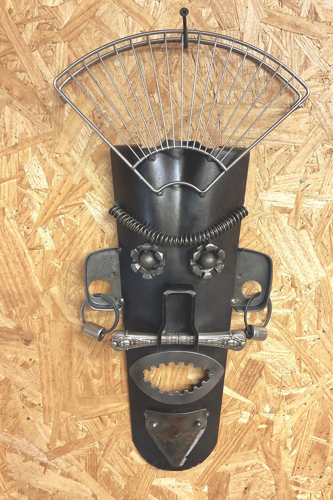 Tiki Witch Doctor Face - Etsy