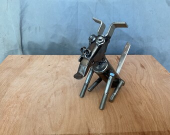 Metal Dog From Metal Scrap. Dog Art - Etsy