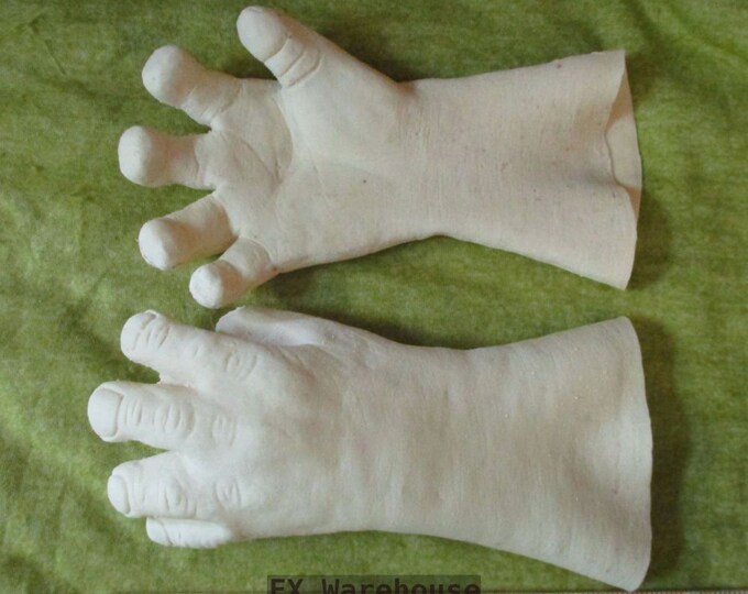 Ogre Shrek Hands Latex Gloves NEW Theatre Deluxe Professional - Etsy