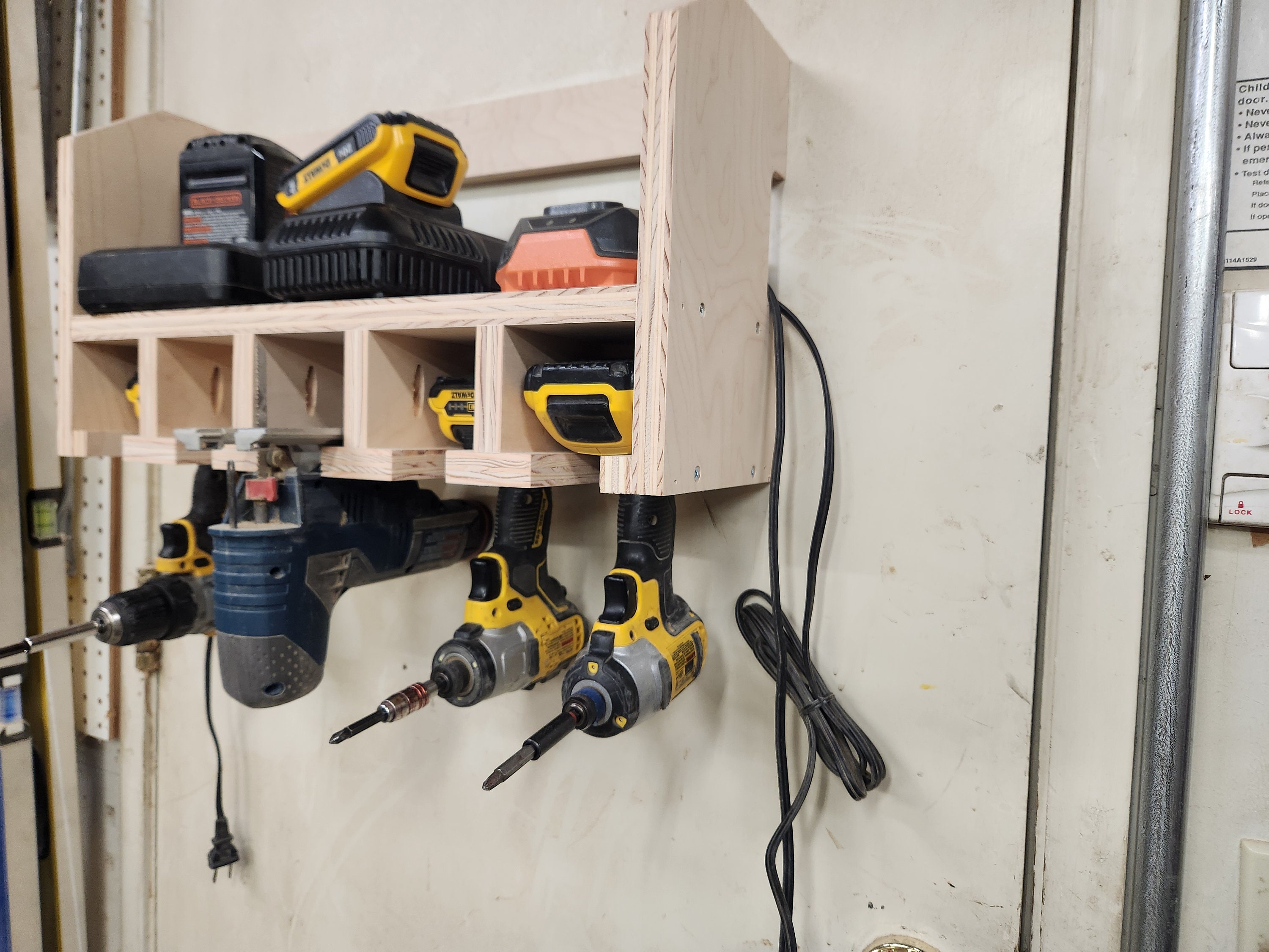 4,5 and 6 Slot Cordless Drill/tool Holder-workshop Organizer-tool ...