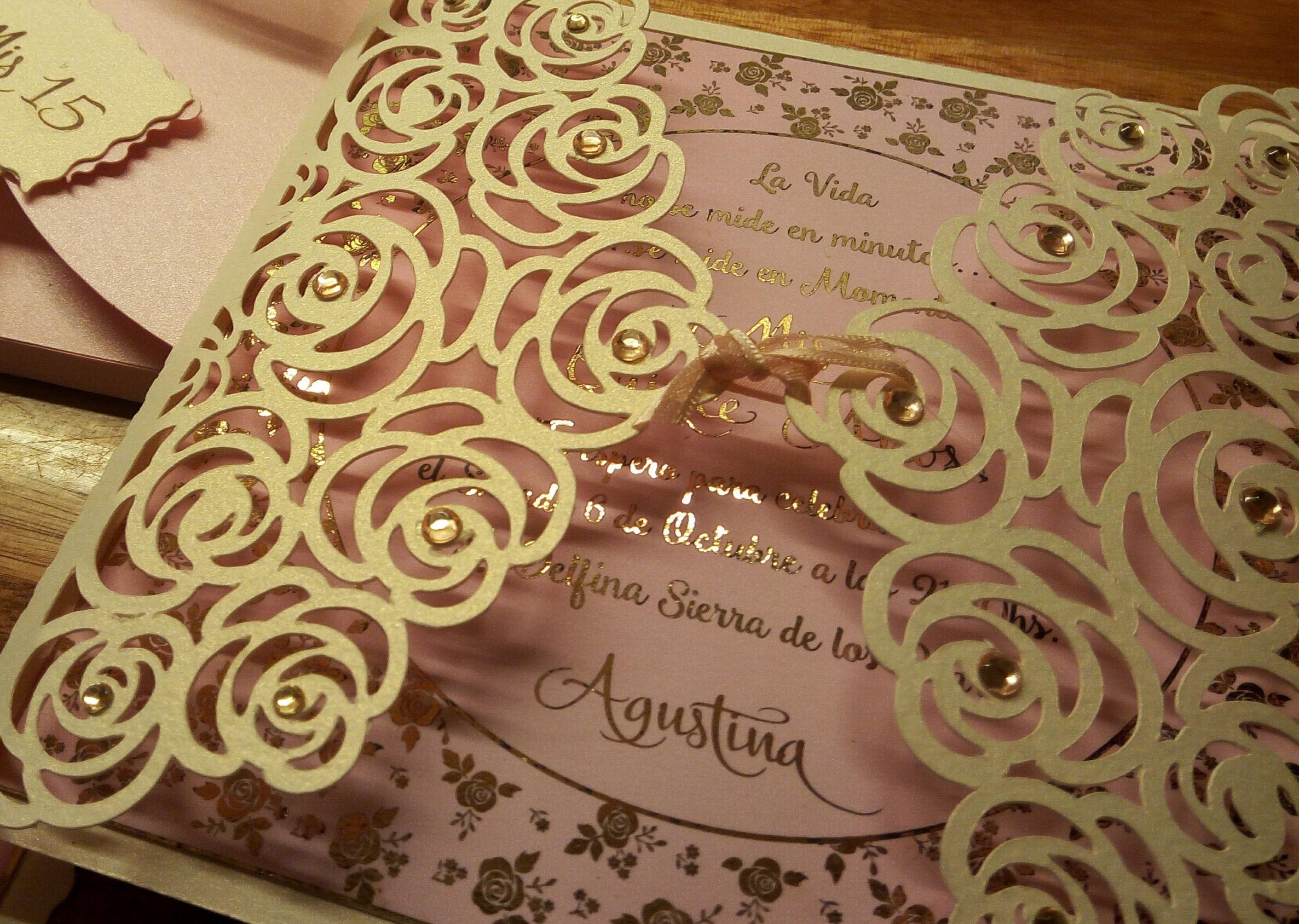 WEDDING INVITATION Gatefold Shape Paper Cut Pattern Instant - Etsy