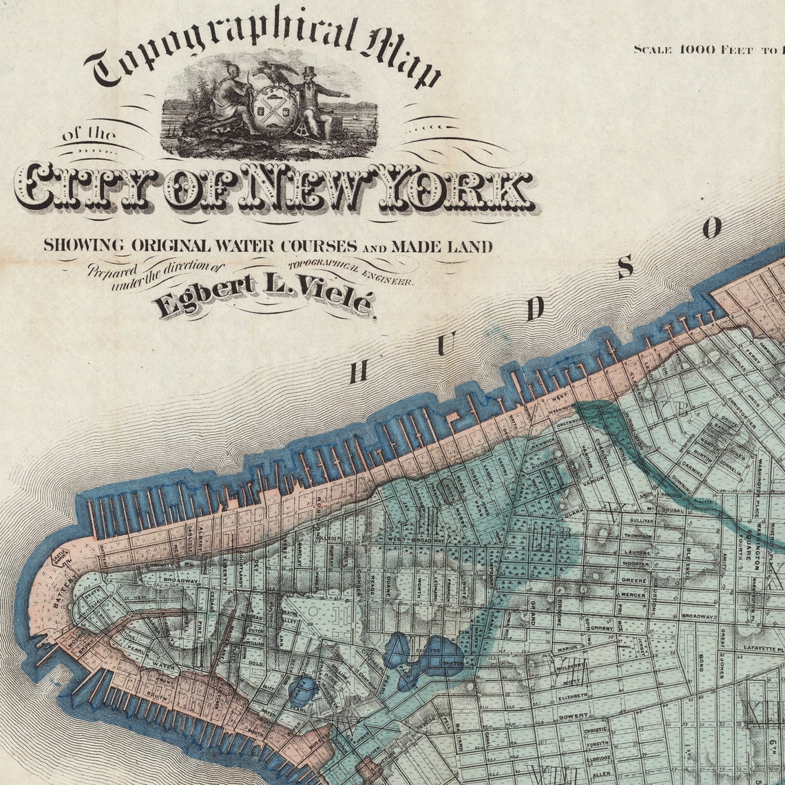New York City Topographic Map - Map