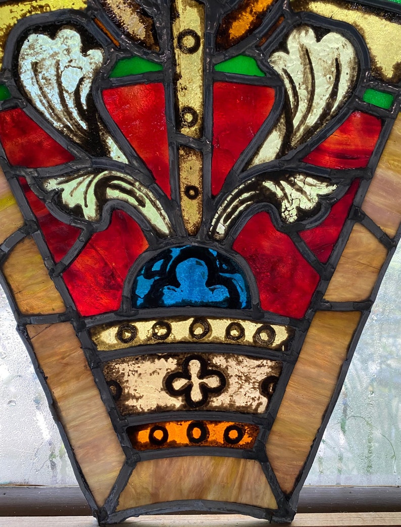 Rare, Stained Glass, Each One of A Kind Old World Style W/artistic ...