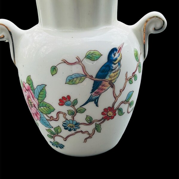 English Bone China Vase Etsy