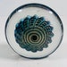 Blue Seashell Art Glass Paperweight Robert Eickholt 1991 - Etsy