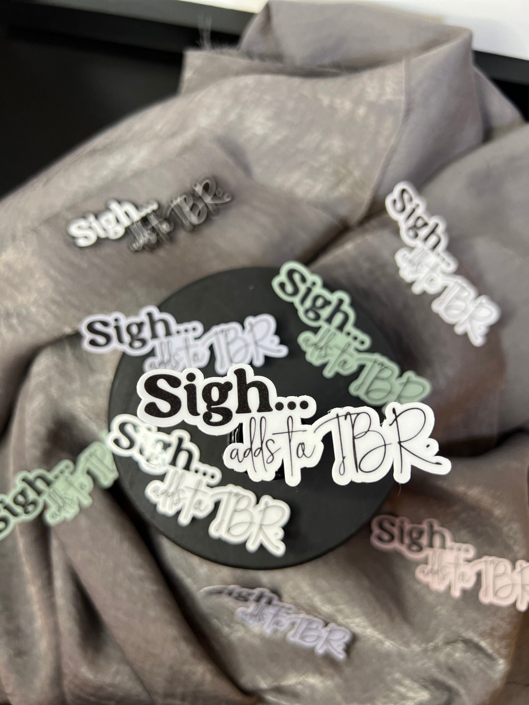 Sigh...adds to TBR Sticker L Book Sticker | Bookish Book Sticker ...