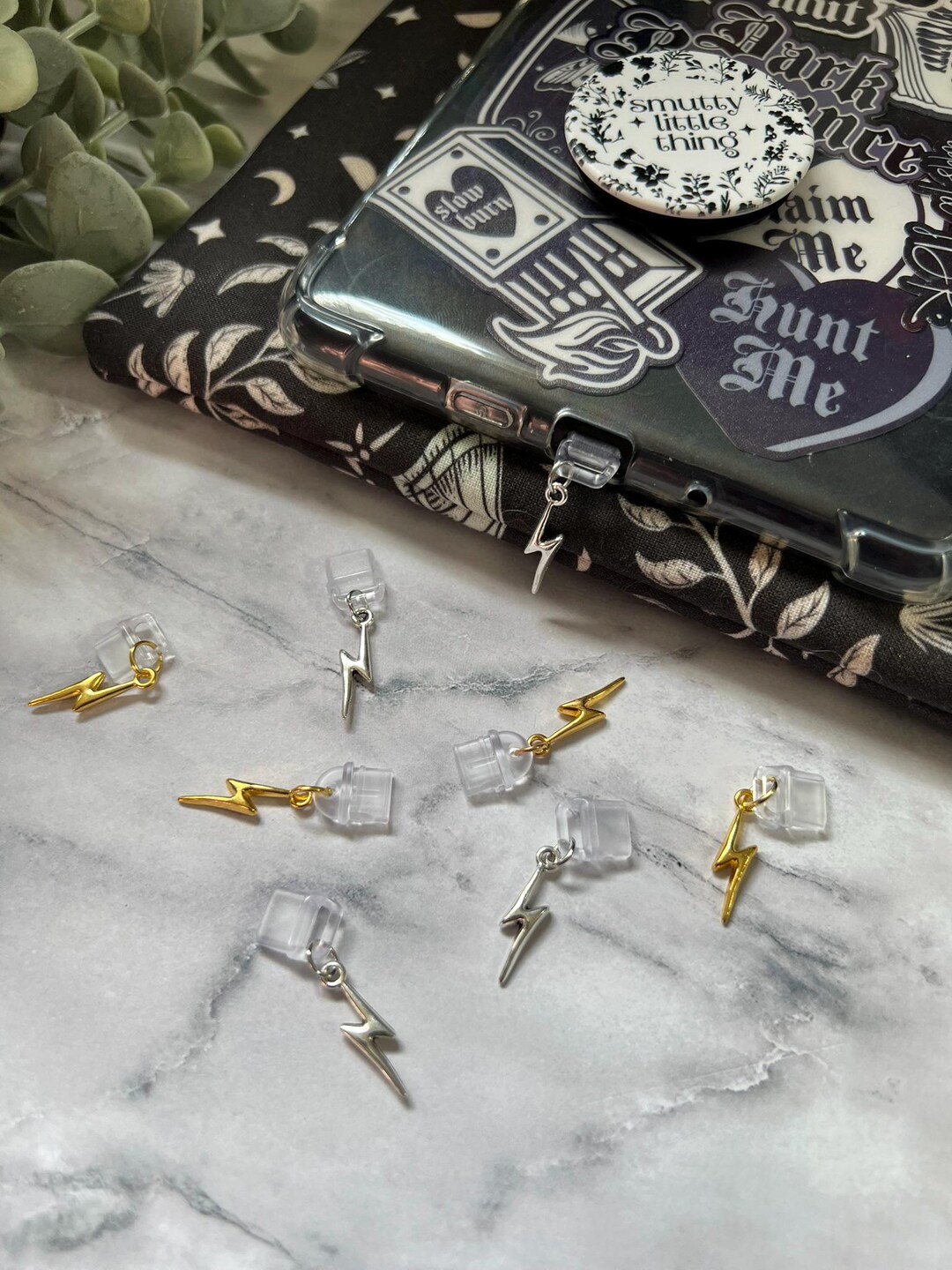 Lightning Bolt Kindle Charm | USB C Charms | Kindle Accessory | Kindle ...