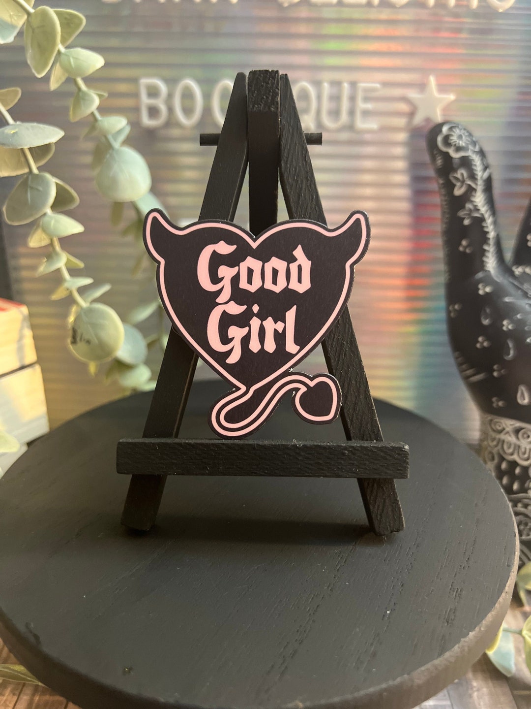 Good Girl Sticker | Bookish Book Sticker | Decal for Kindle/laptop - Etsy