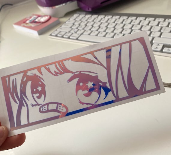 Anime girl sticker | Etsy