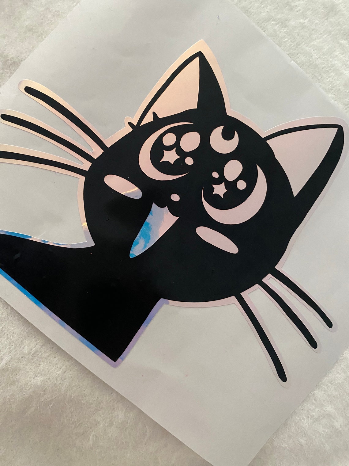 Luna vinyl sticker | Etsy