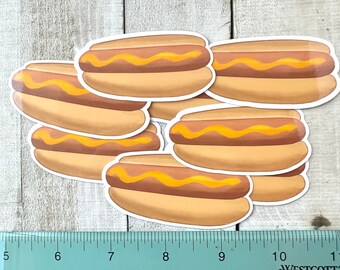 Hot Dog Sticker - Etsy