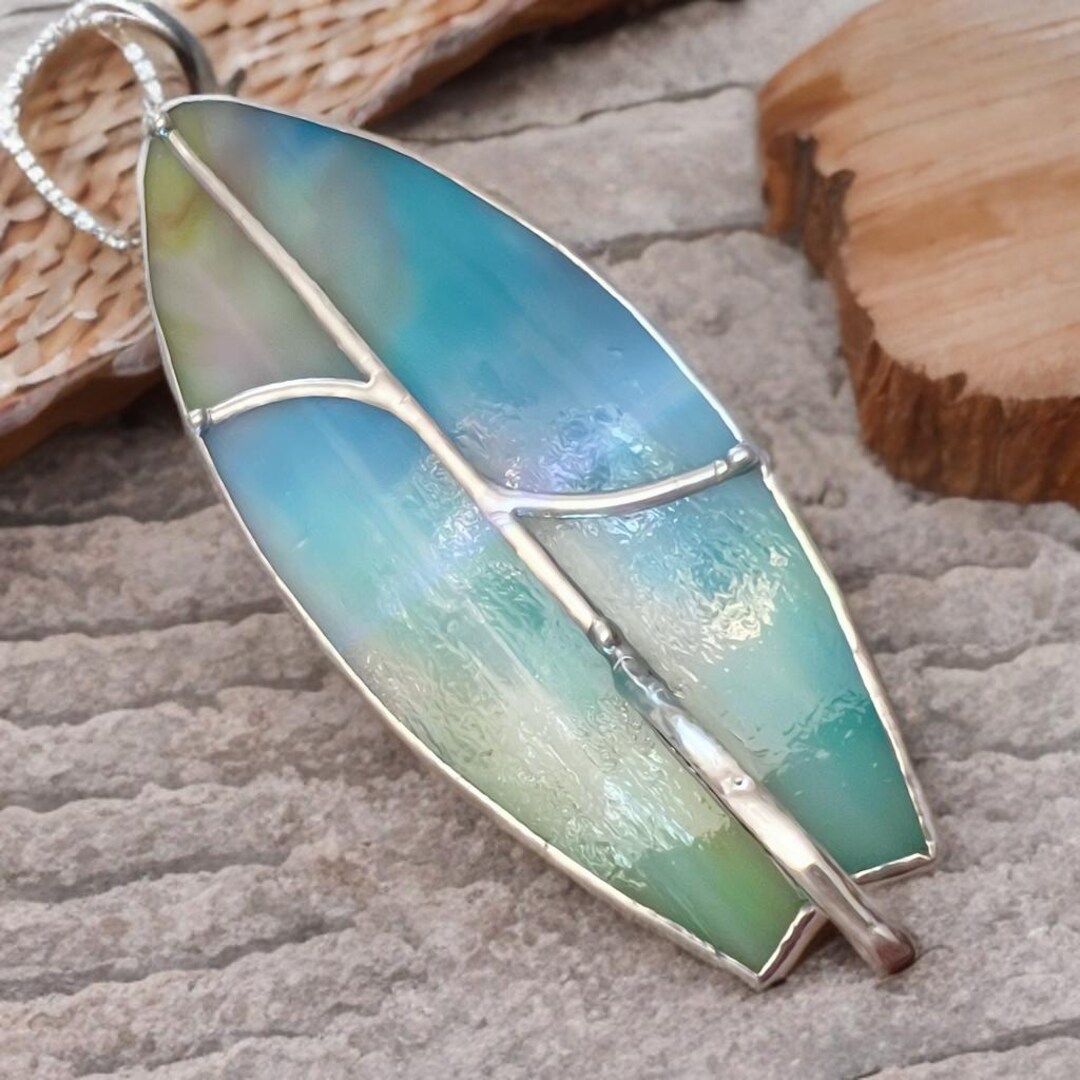 Stained Glass Surf Board Sun Catcher SALE (30% off Original) - Etsy