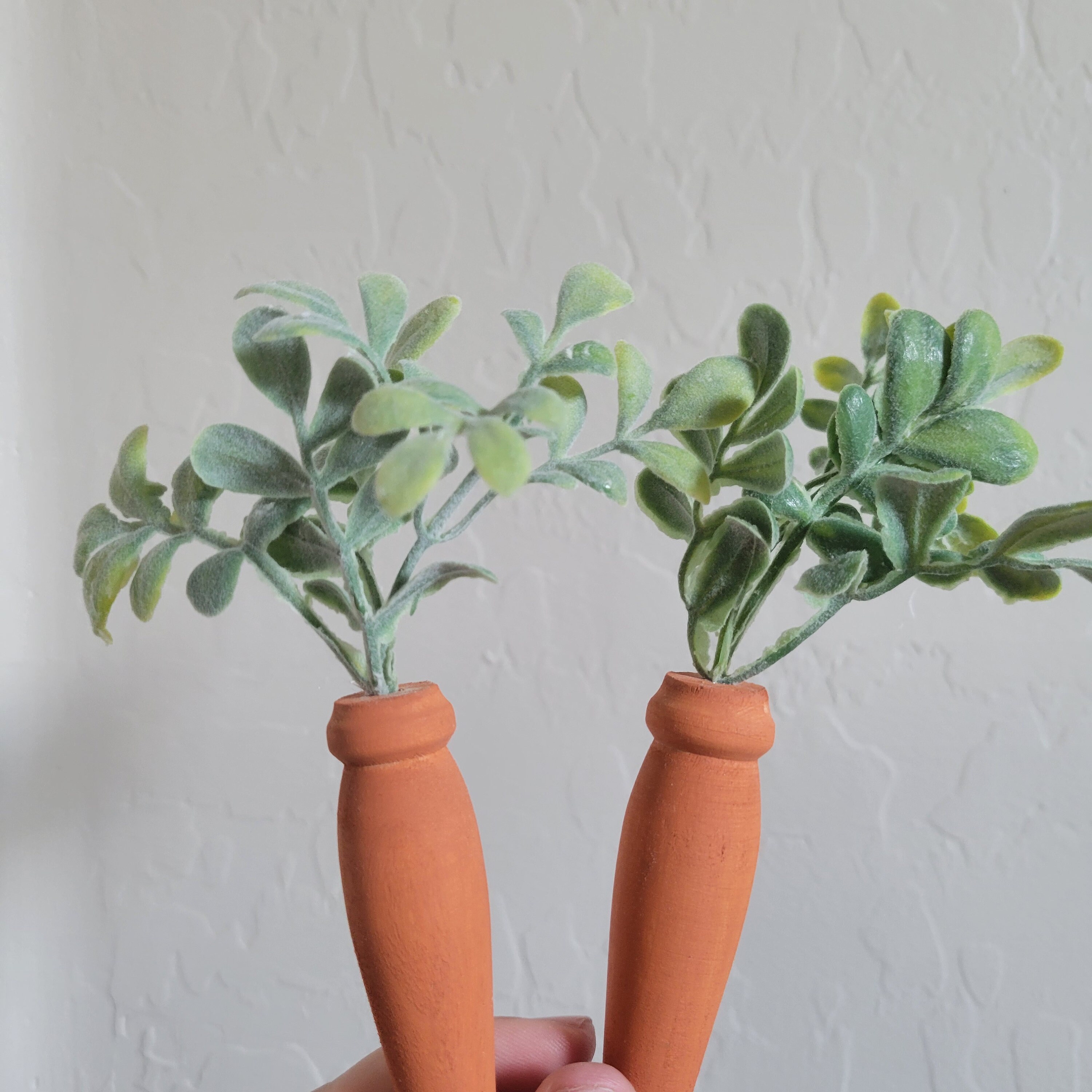 Bunch of Orange Wooden Spindle Carrots Easter Spring Decor Tray Shelf ...