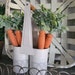 Bunch of Orange Wooden Spindle Carrots Easter Spring Decor Tray Shelf ...
