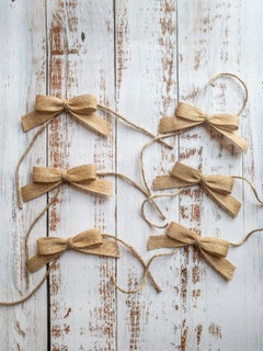 Burlap Bows - Etsy