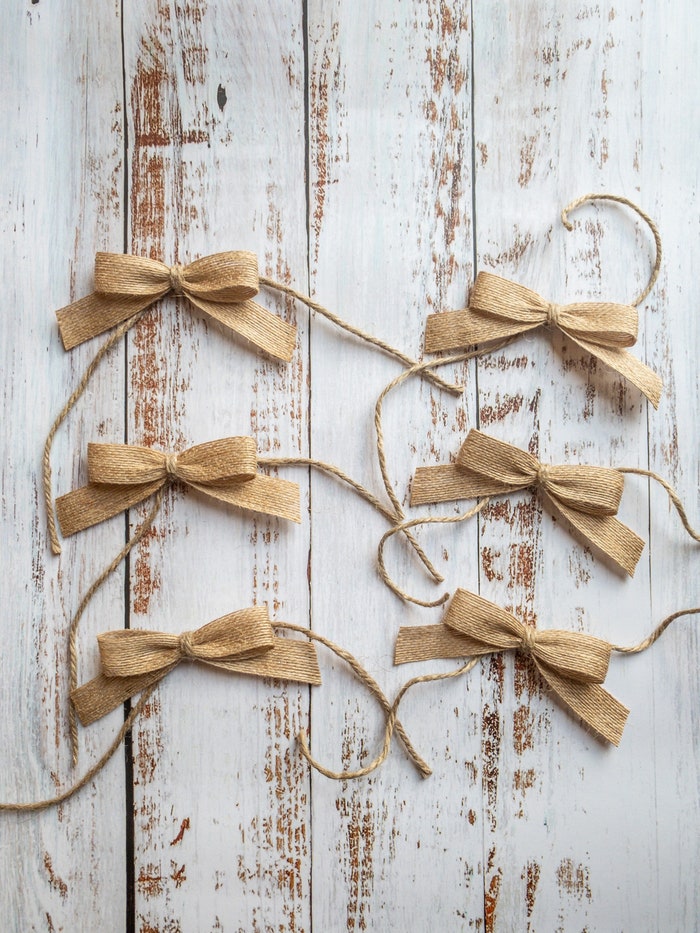 Burlap Bows - Etsy
