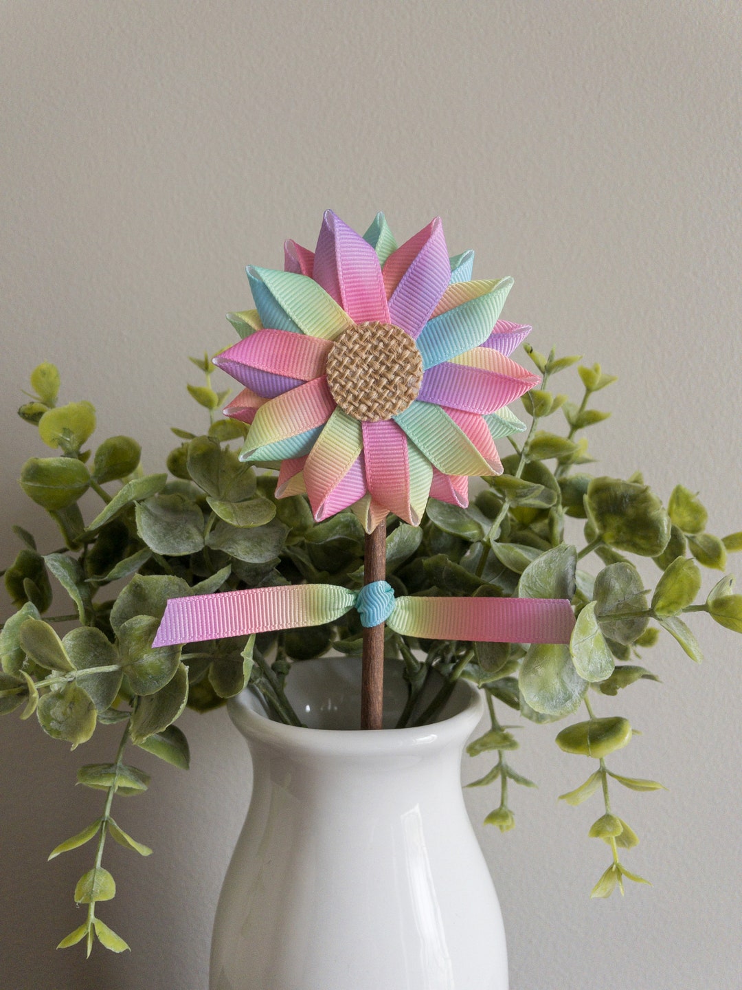 Pastel Rainbow Flower Pick, Neon Pastel, Spring Flowers, Summer Flowers ...
