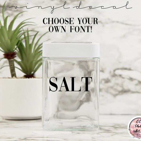 Salt Label - Etsy