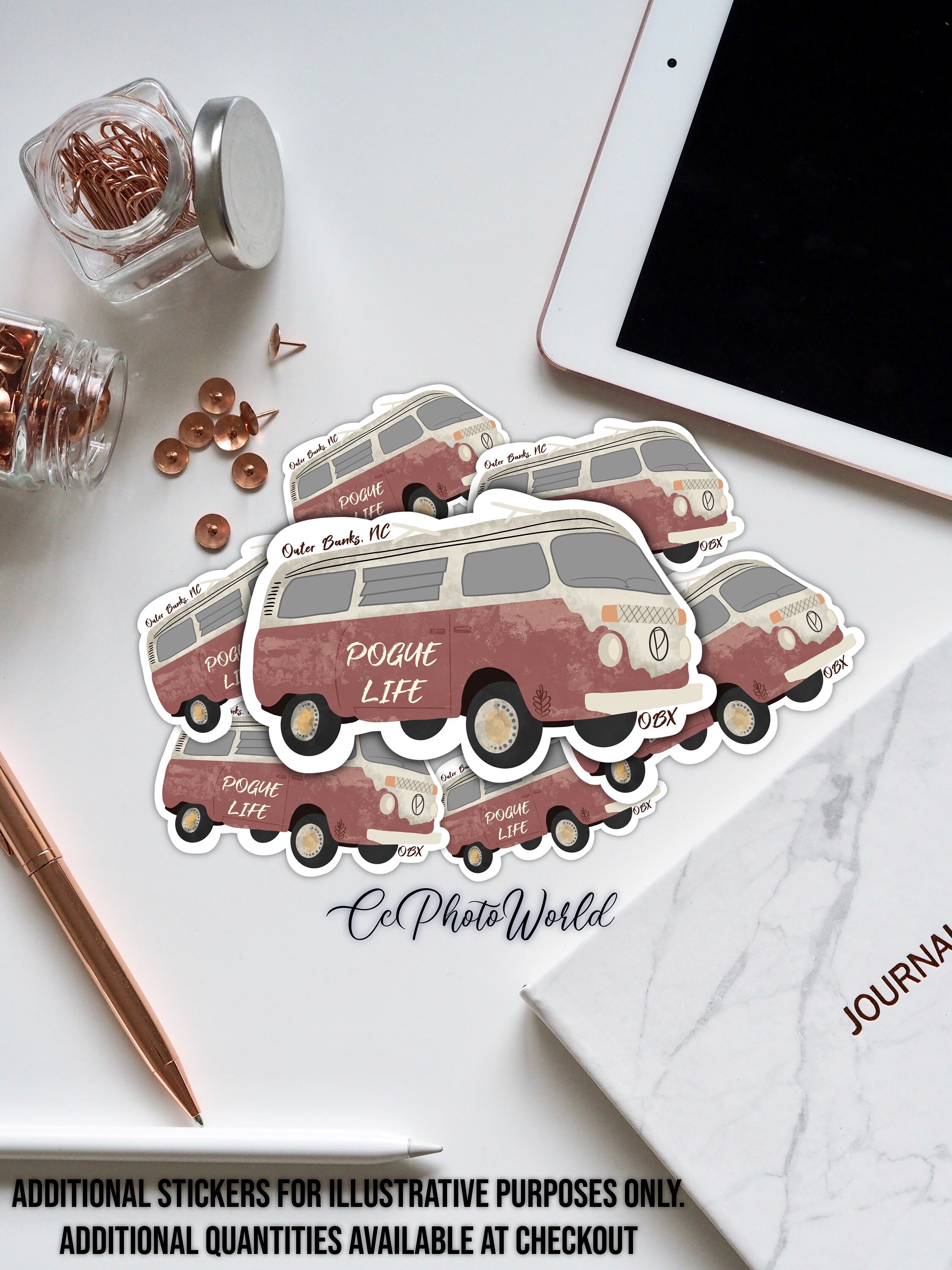 Pogue Van Sticker Outer Banks Sticker Glossy OBX Sticker - Etsy