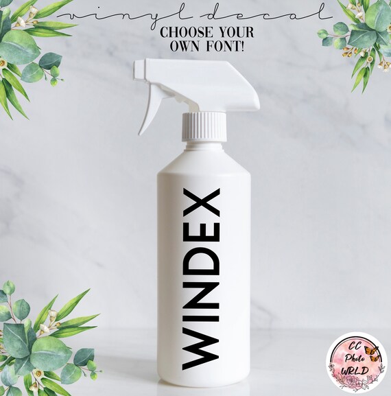 Windex Vinyl Decal Cleaning Bottle Decals Cleaning Sticker - Etsy