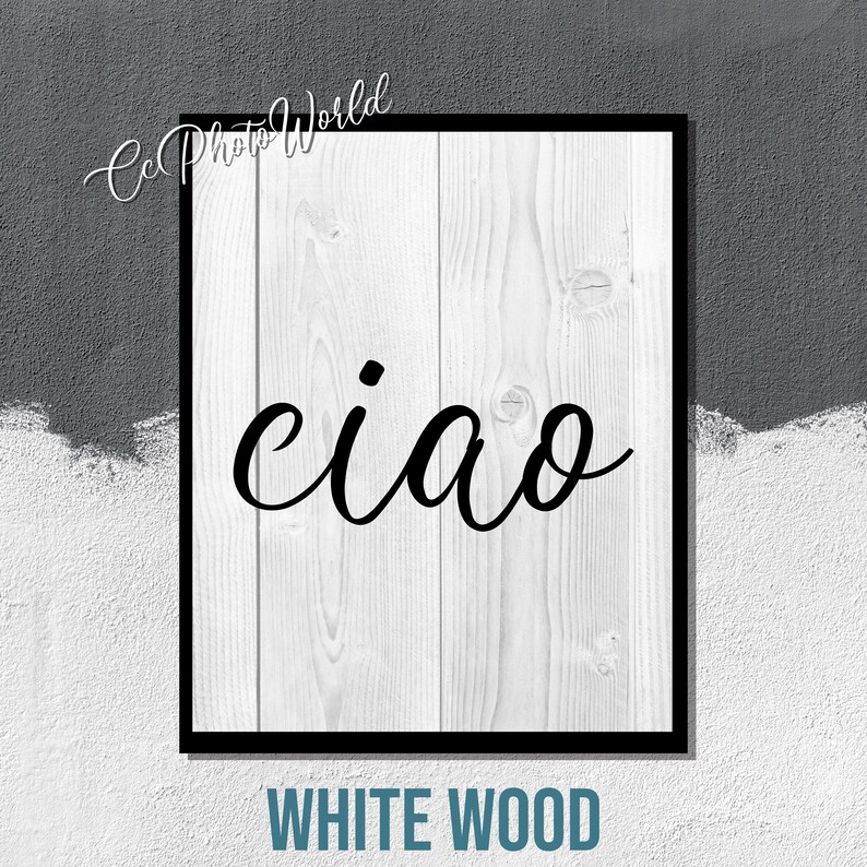 Ciao Art Print Ciao Wall Art Living Room Decor Italian - Etsy