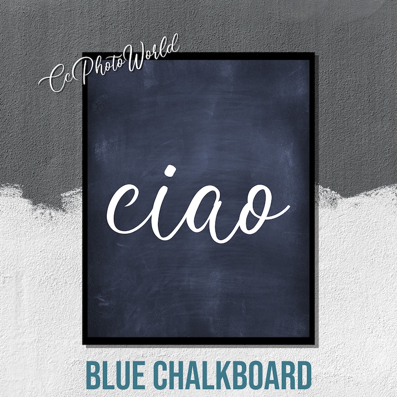 Ciao Art Print Ciao Wall Art Living Room Decor Italian - Etsy