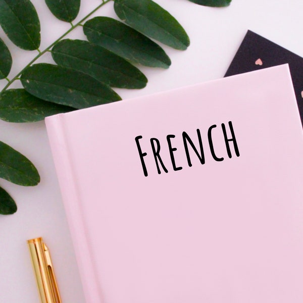 French Class Vinyl Decals - Etsy