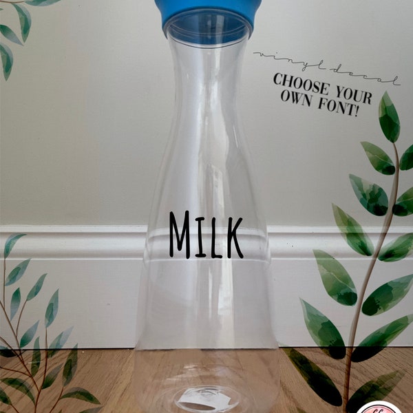 Milk Jug Decal - Etsy