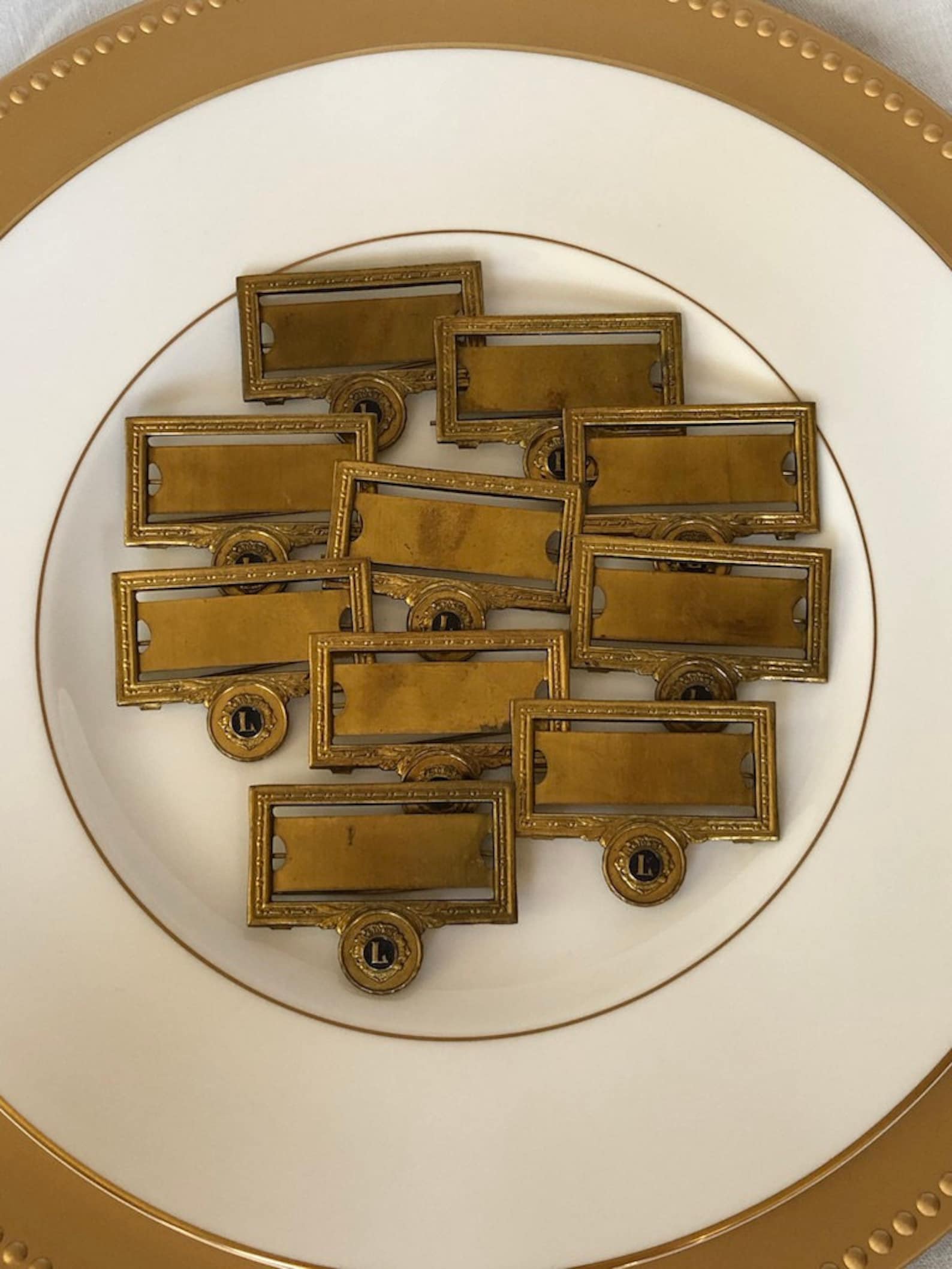 Vintage Lion's Club Name Tag - Etsy