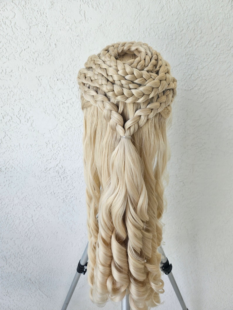 Daenerys Braided Circlet Inspired Wig - Extra Wefts - Etsy