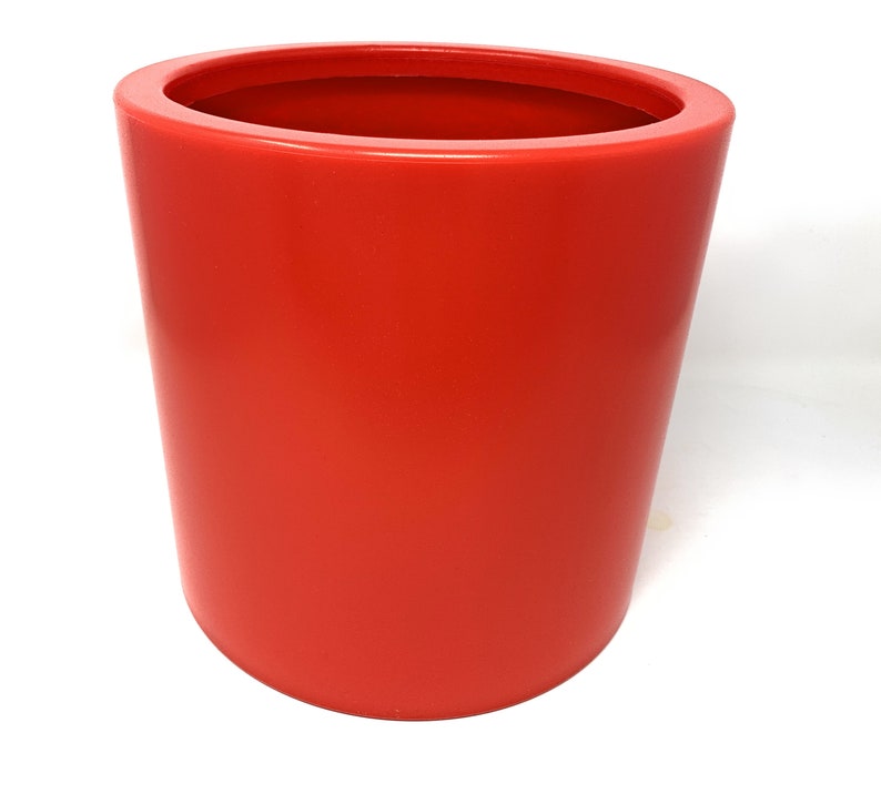Large Indoor/outdoor Planter, Planter Pot With Drainage, Red Orange ...