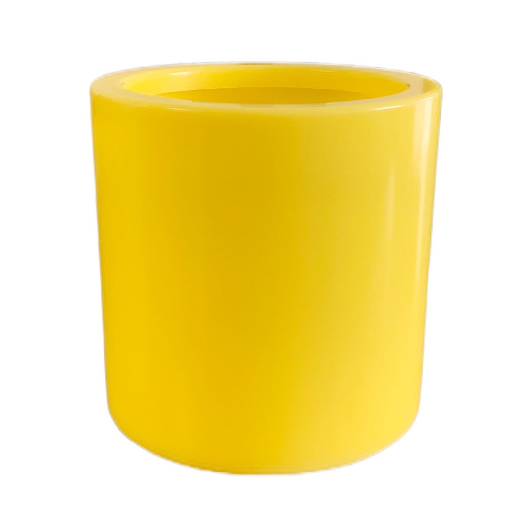 Large Indoor/outdoor Planter, Planter Pot With Drainage, Yellow Planter ...
