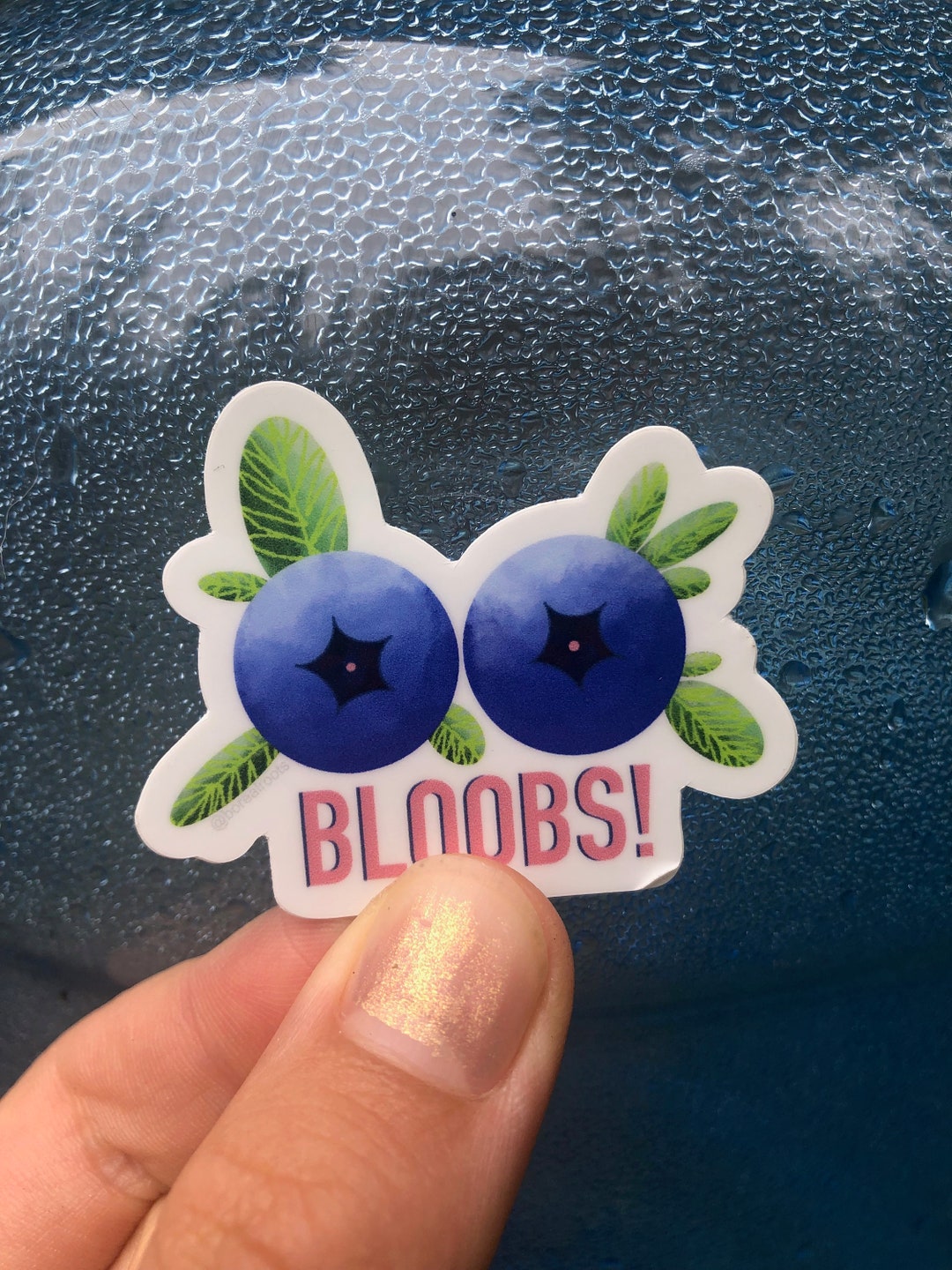 Alaskan Vinyl Sticker Bloobs Blueberry Alaskan Sticker Matte Finish - Etsy