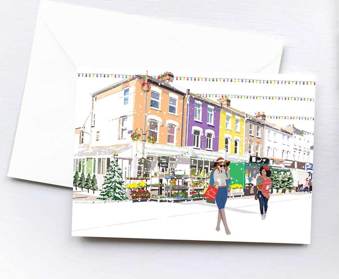 Northcote Road Christmas Card | Holiday Greeting Card | Christmas Card ...